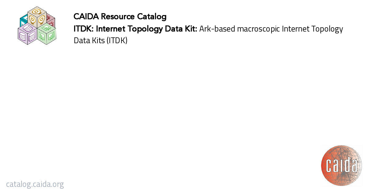 CAIDA Resource Catalog