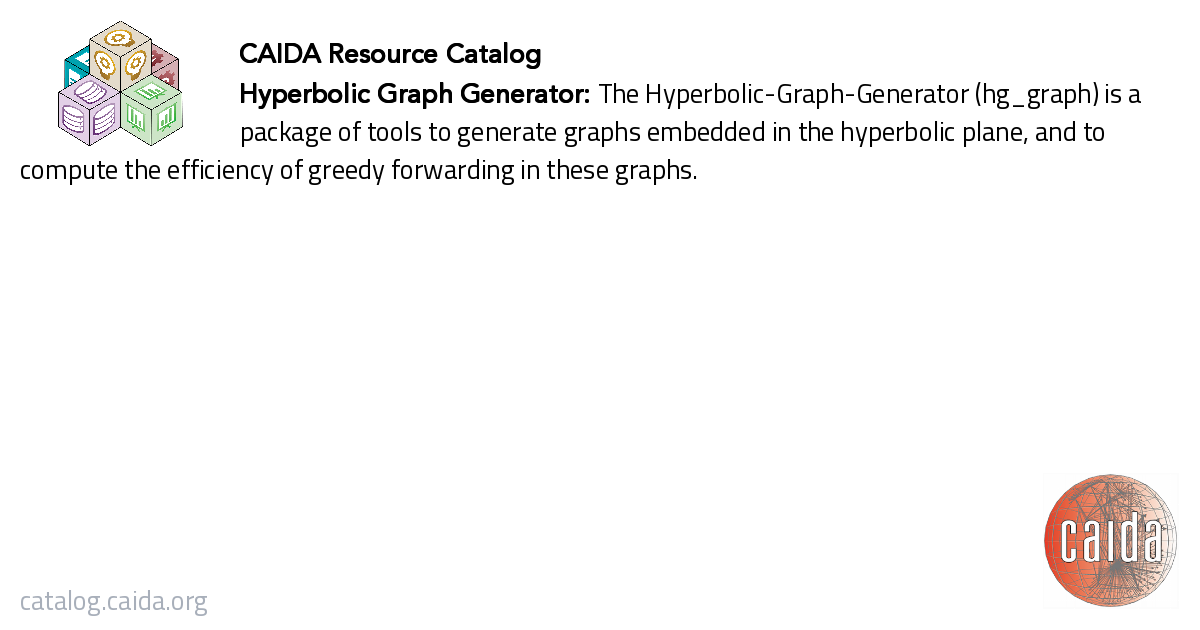 CAIDA Resource Catalog
